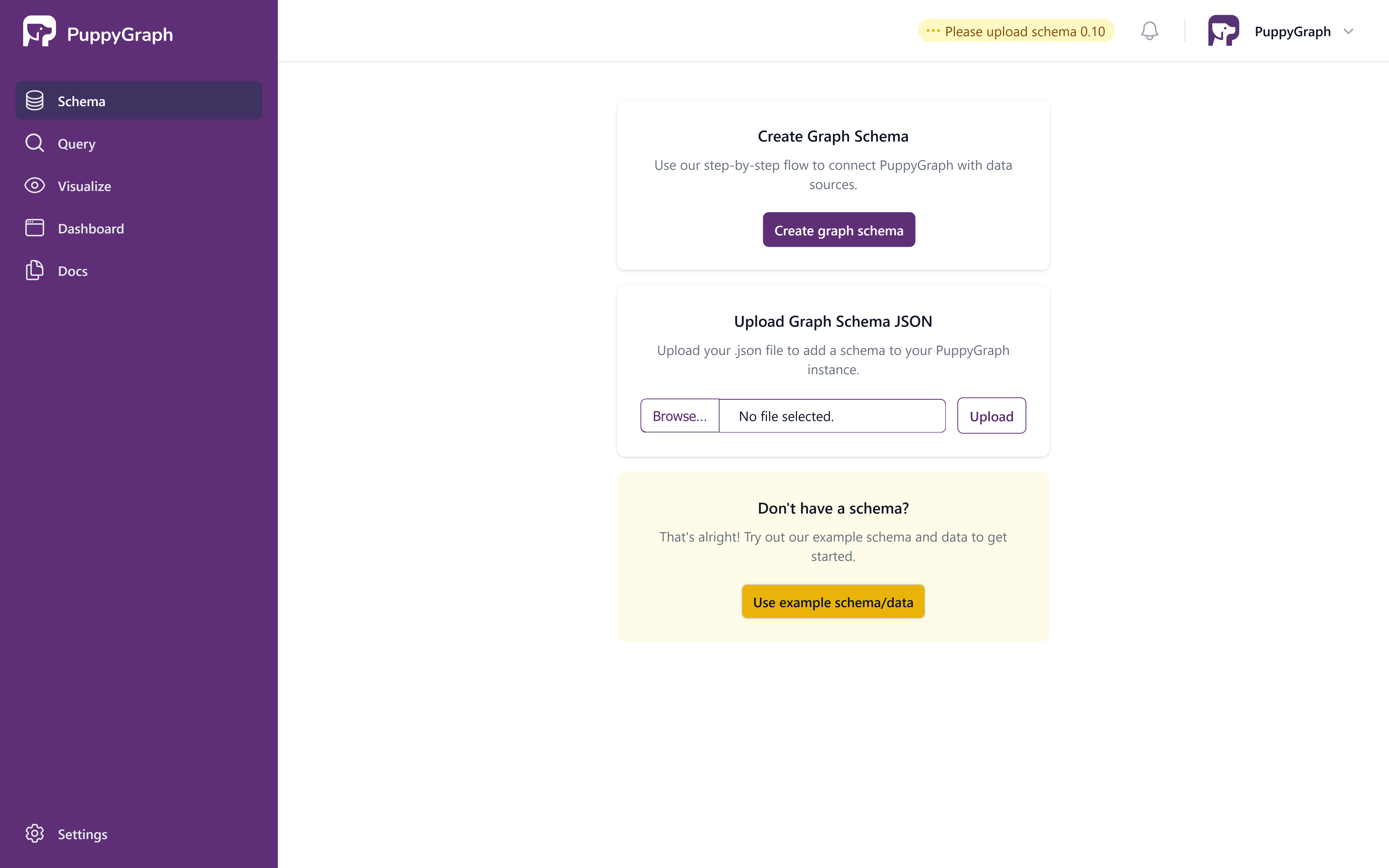 Graph Schema Builder - PuppyGraph Docs